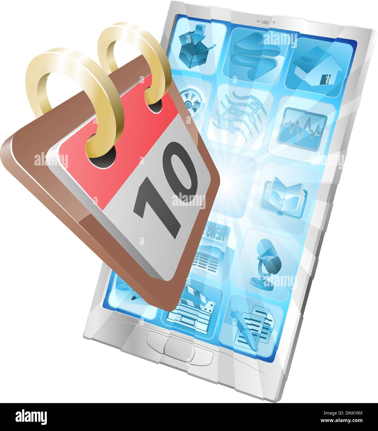 Scheduling symbols Stock Vector Images - Alamy