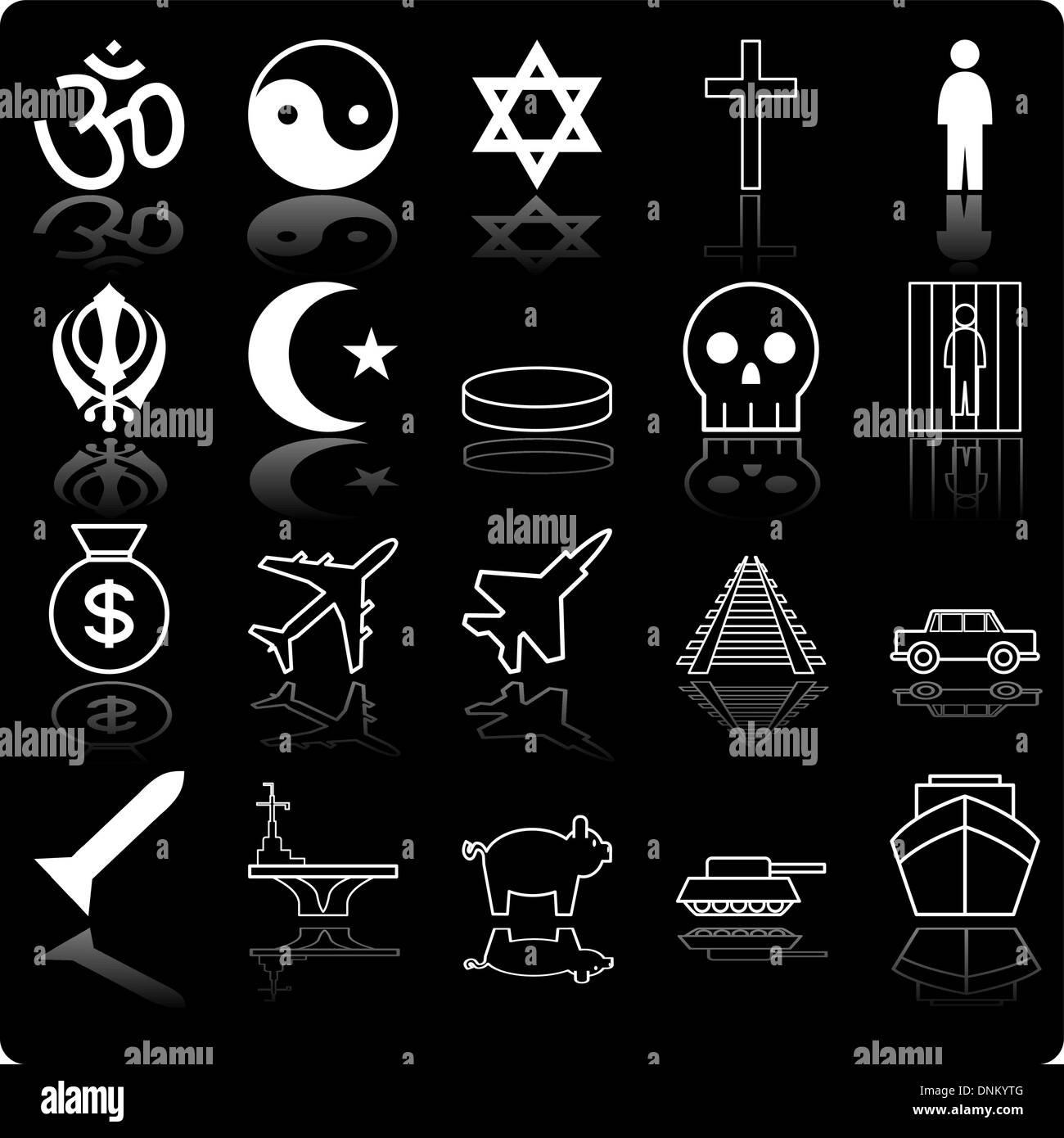 Demographic and Population icon series set Icon set with symbols like ...