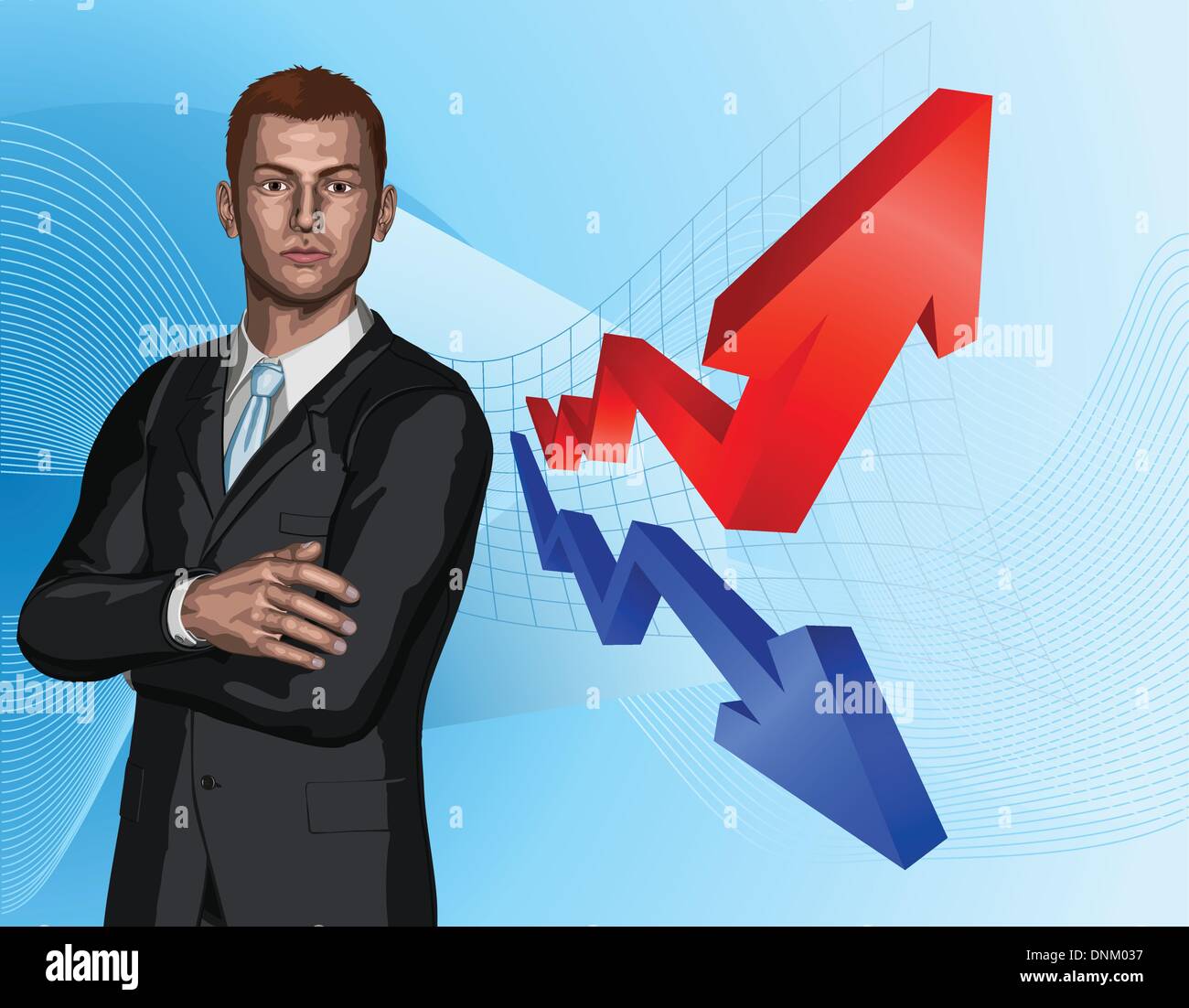 Handsome young man stock Stock Vector Images - Alamy