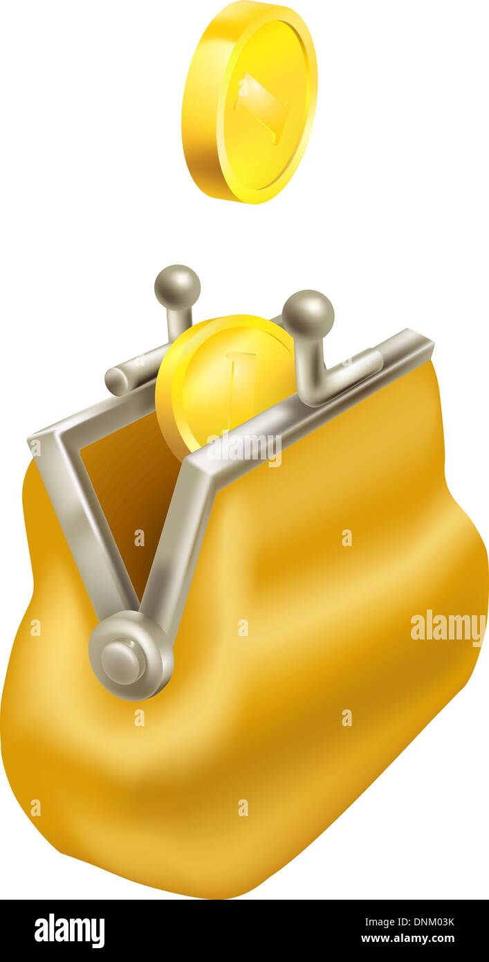 Saving pennies Stock Vector Images - Alamy