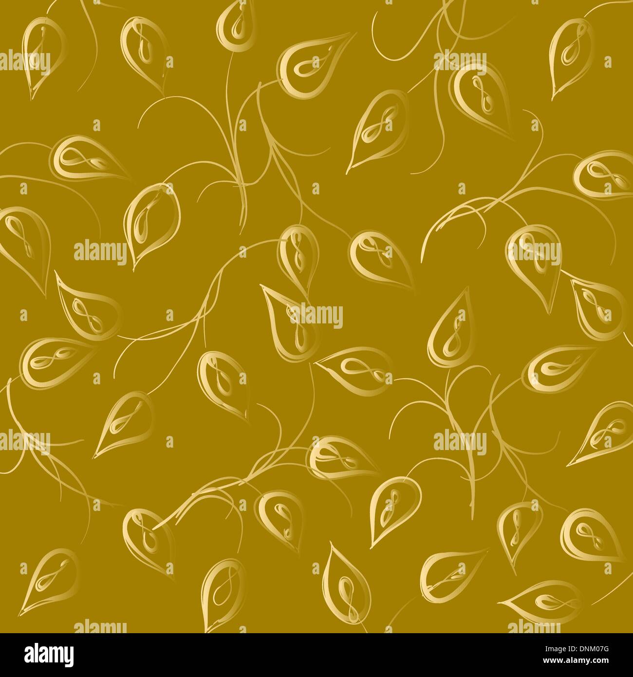 Wall-paper with curling leaves of a plant Stock Vector Image & Art - Alamy