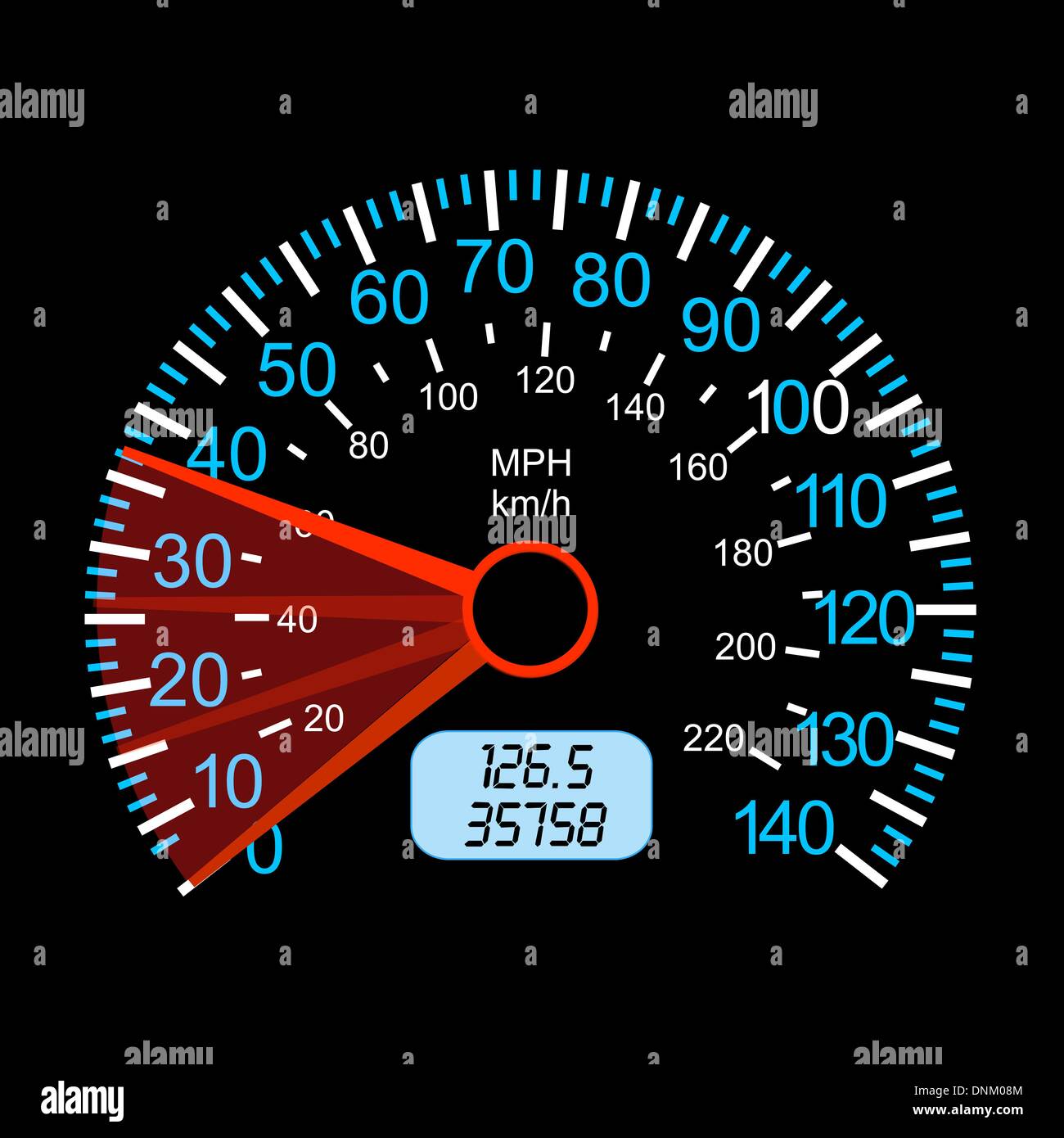 car speedometer for racing design Stock Vector Image & Art - Alamy