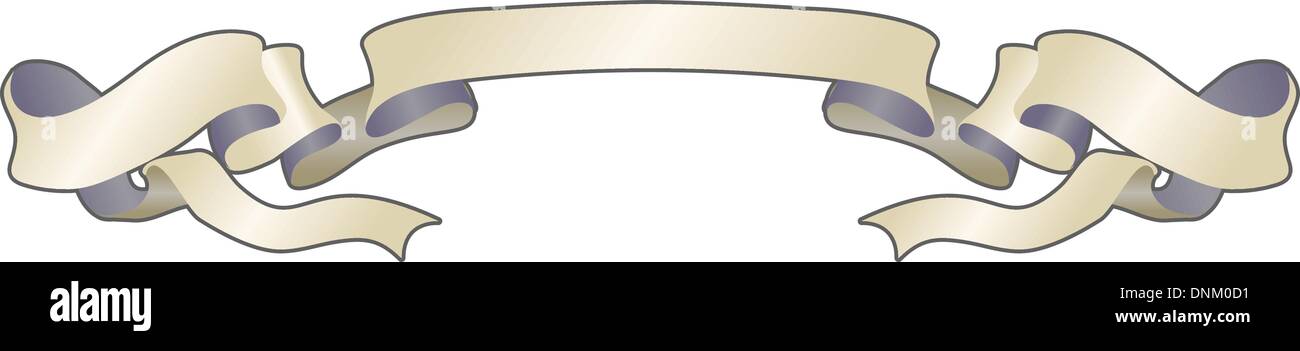 A vector illustration of a paper scroll design element Stock Vector ...