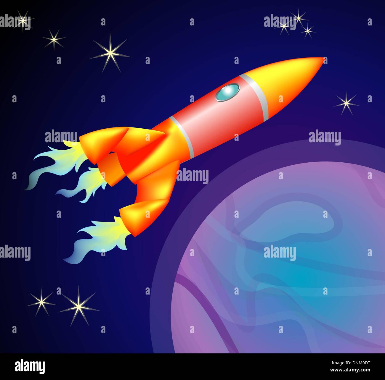 a rocket type space ship Stock Vector Image & Art - Alamy