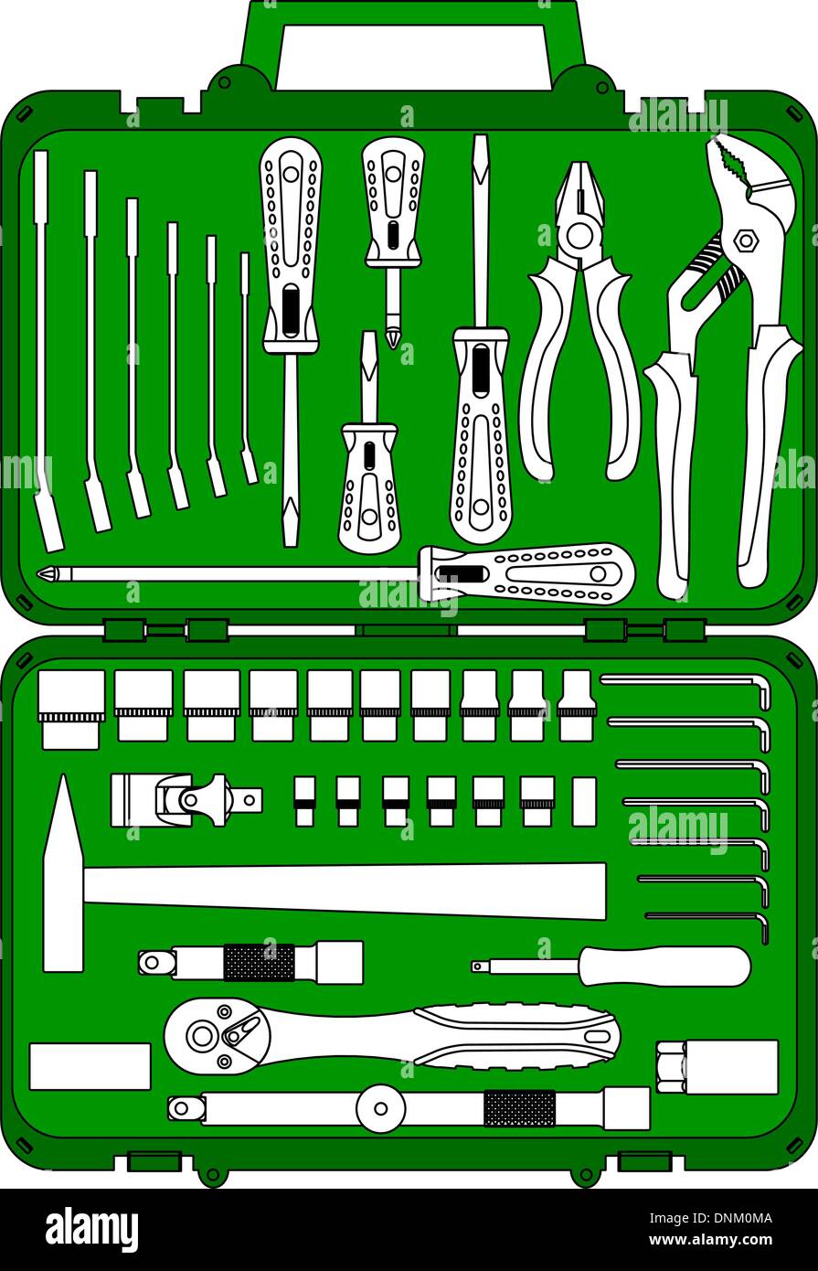 Drill metal in set Stock Vector Images - Alamy