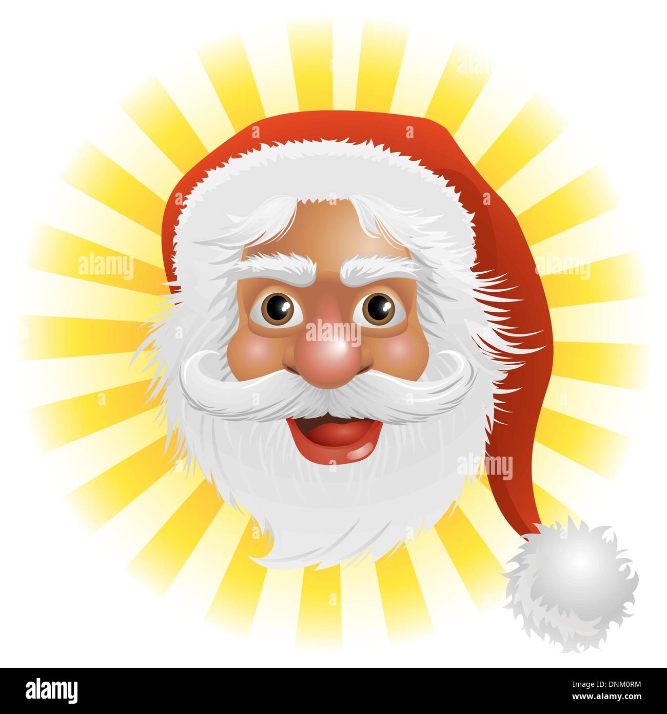 Claus face Stock Vector Images - Alamy