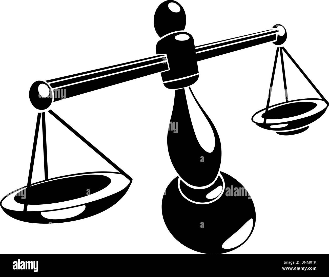 Monochrome vector illustration of stylised scales Stock Vector Image ...