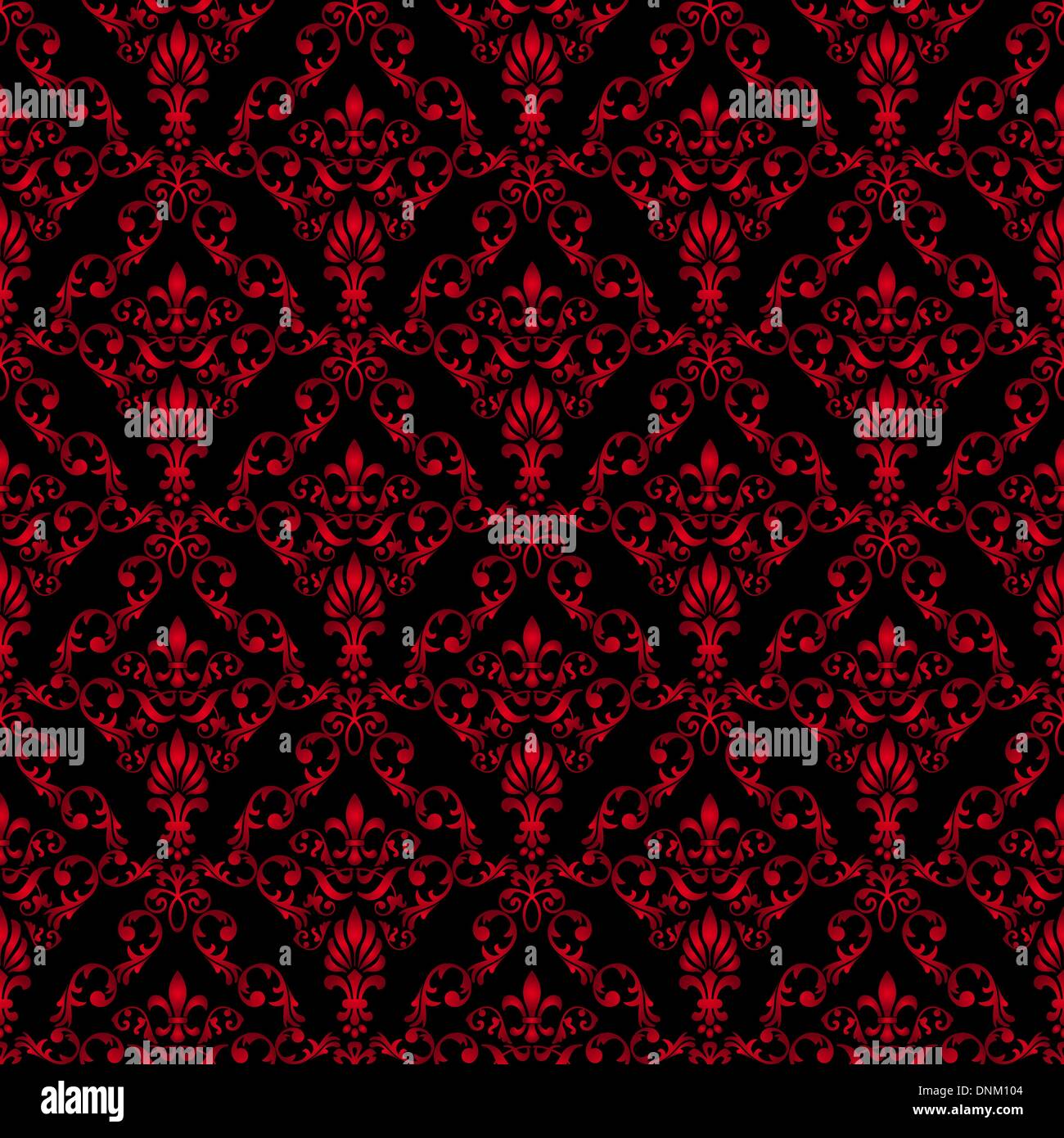 Seamless wallpaper pattern from abstract smooth forms, vector Stock ...