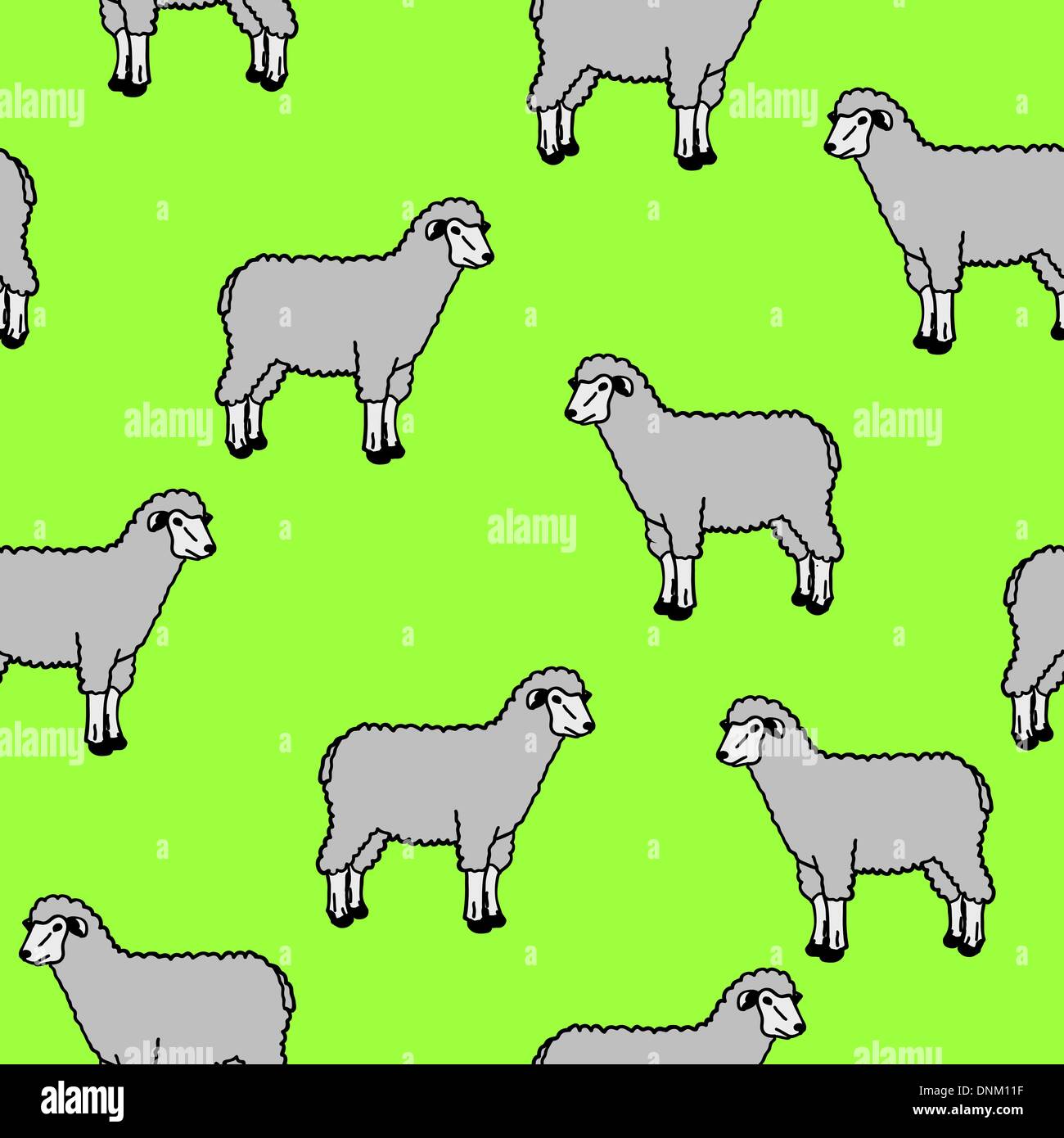 seamless wallpaper with sheep and rams Stock Vector Image & Art - Alamy