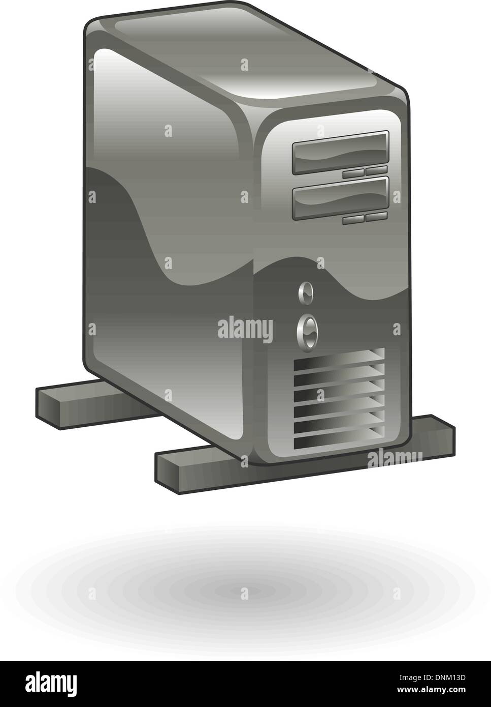 Illustration of a computer server Stock Vector Image & Art - Alamy