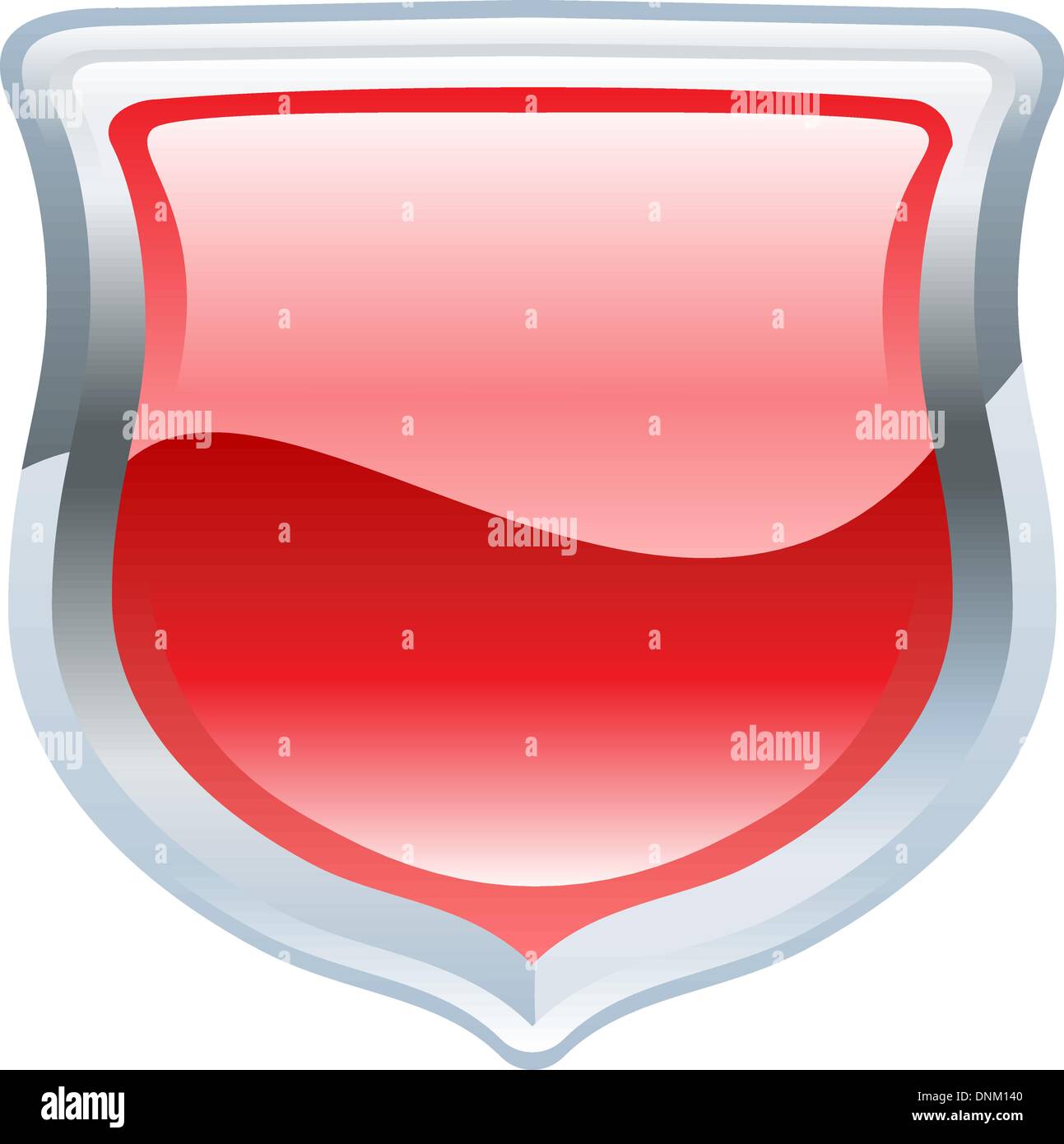 Illustration of a red shield Stock Vector Image & Art - Alamy
