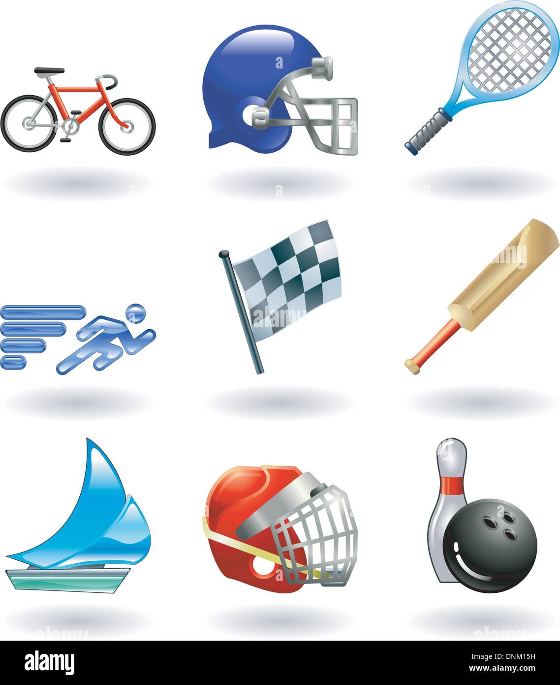 Football ikon Stock Vector Images - Alamy