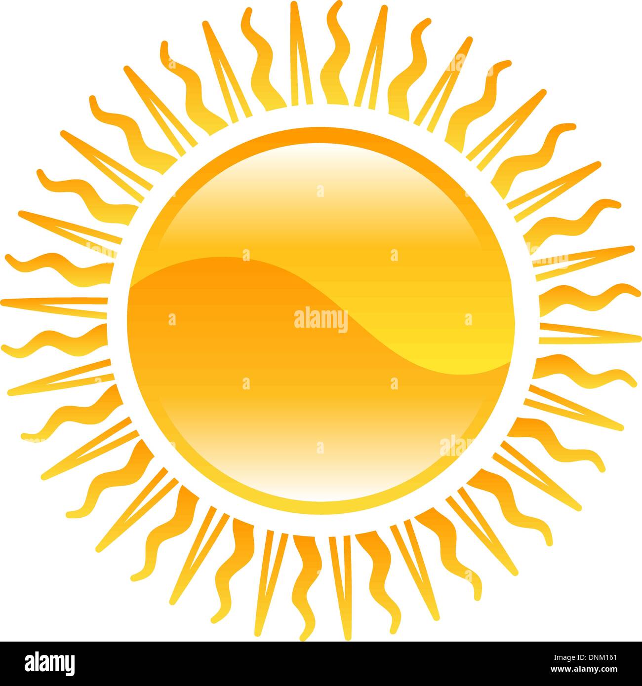 Illustration of shining sun Stock Vector Image & Art - Alamy