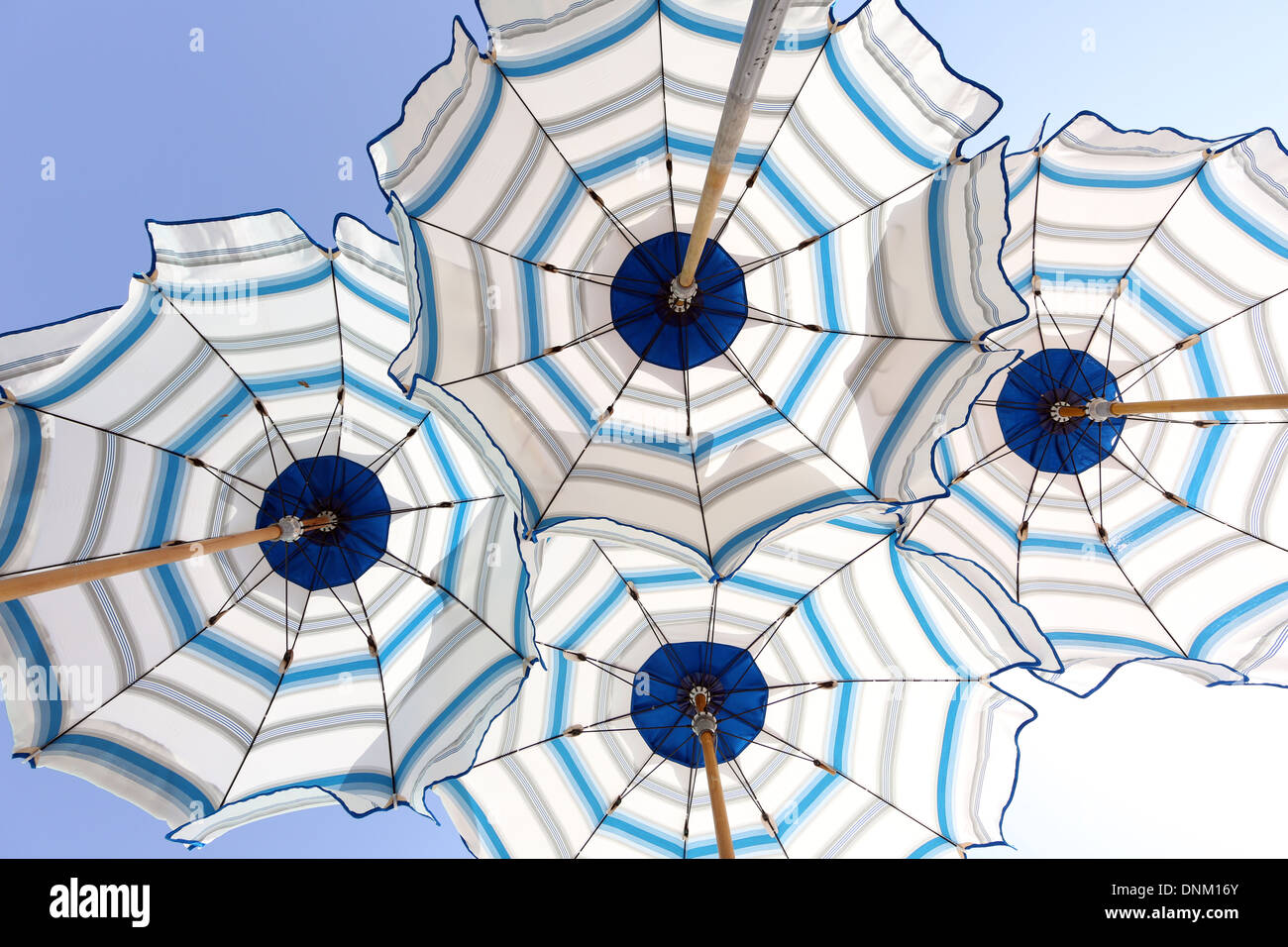 Civitavecchia, Italy, spanned umbrellas Stock Photo - Alamy
