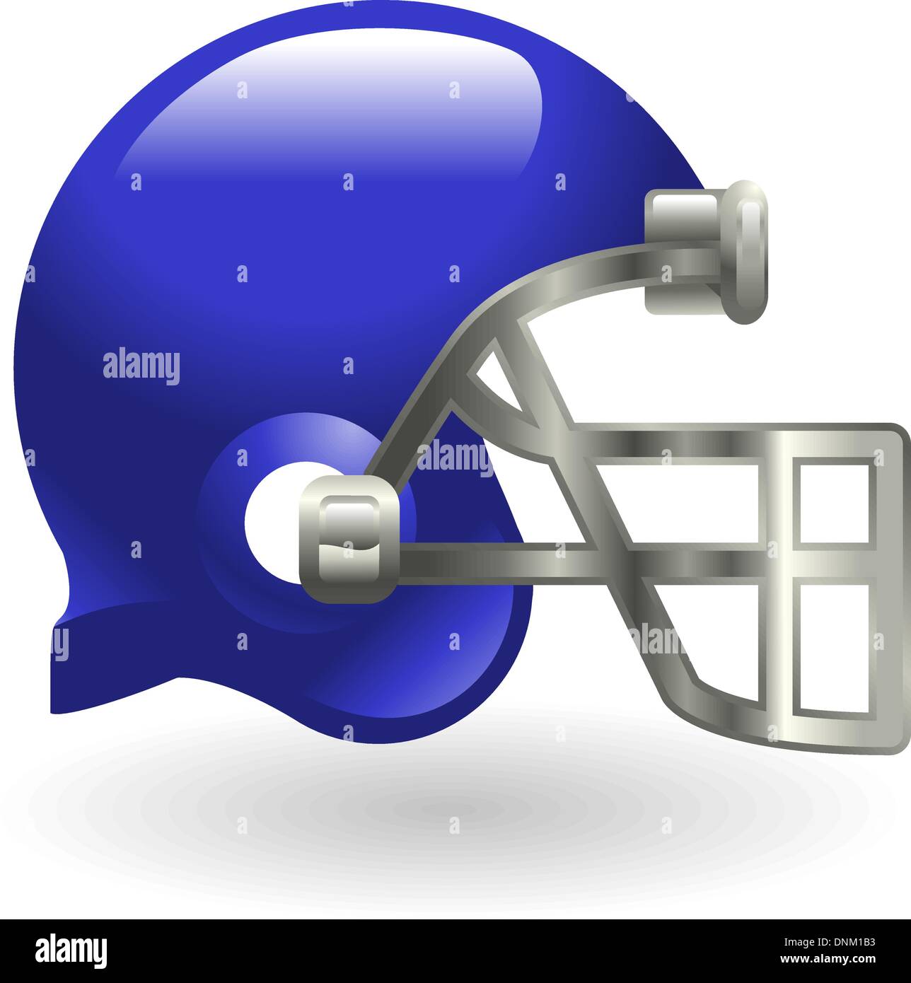 Illustration of a football helmet Stock Vector Image & Art - Alamy