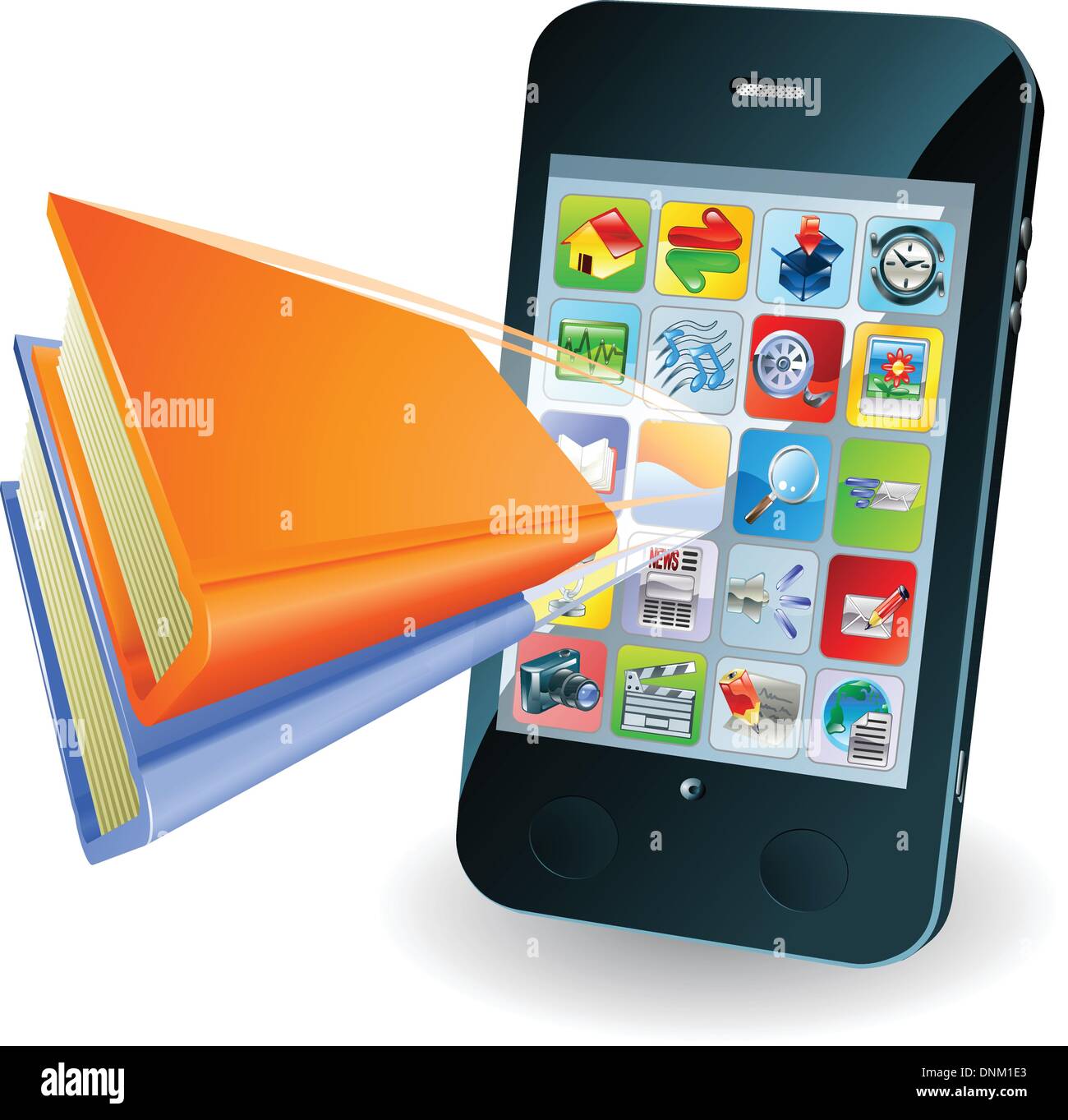 Access to books Stock Vector Images - Alamy