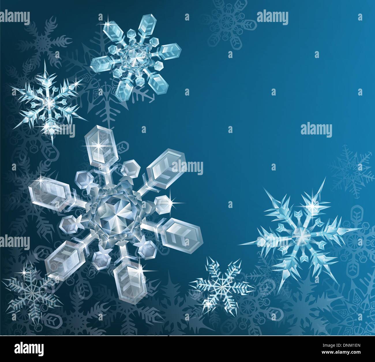 Blue snowflake hi-res stock photography and images - Alamy