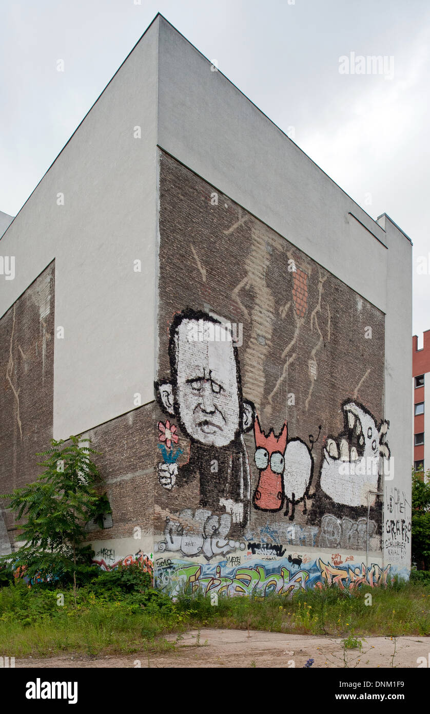 Berlin, Germany, fire walls of a single old building Stock Photo - Alamy