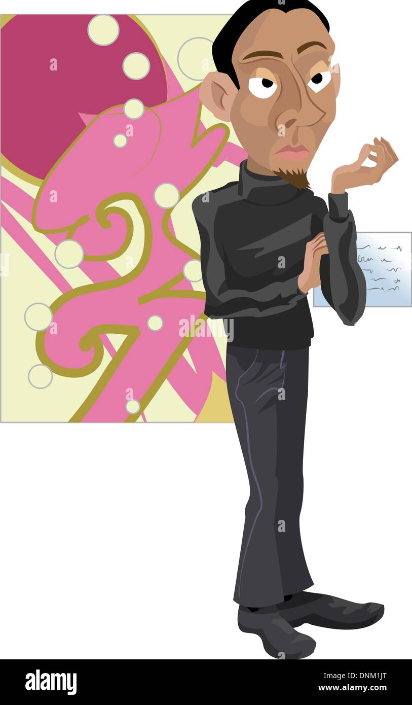 Artist work in nature Stock Vector Images - Alamy