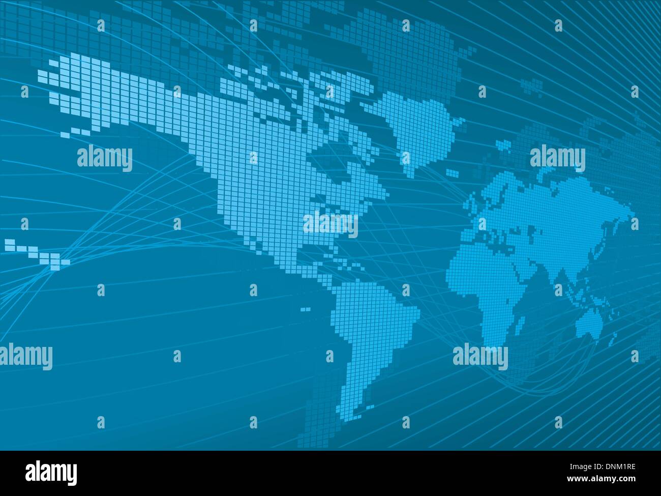 A dynamic 3d world map with background Stock Vector Image & Art - Alamy