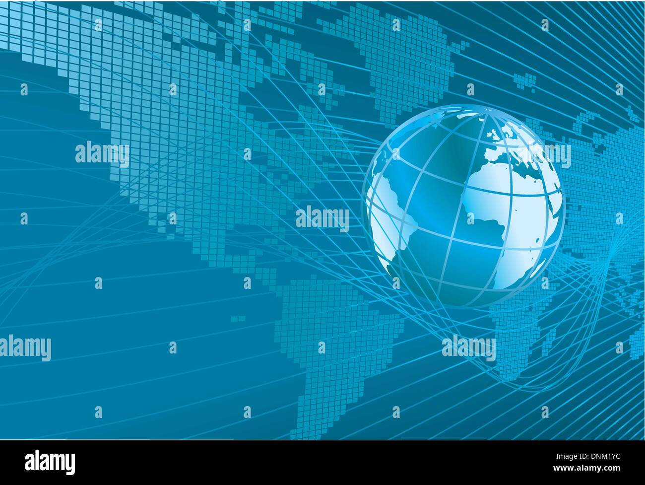 A dynamic 3d world map with background Stock Vector Image & Art - Alamy