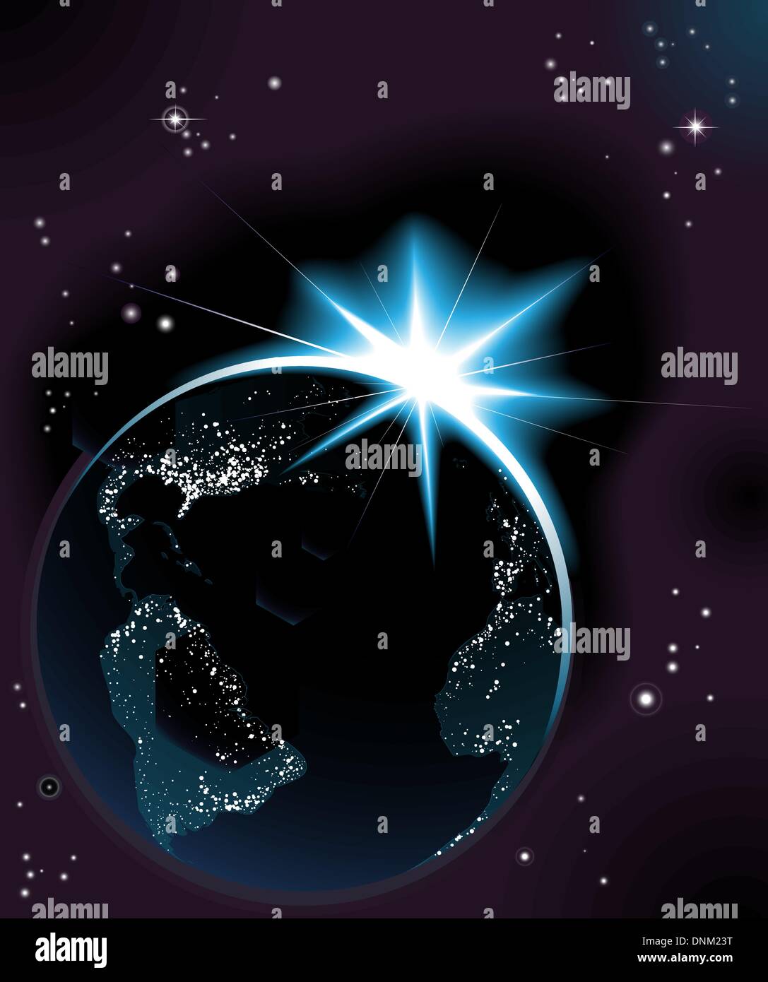 Dark beams of lights Stock Vector Images - Alamy