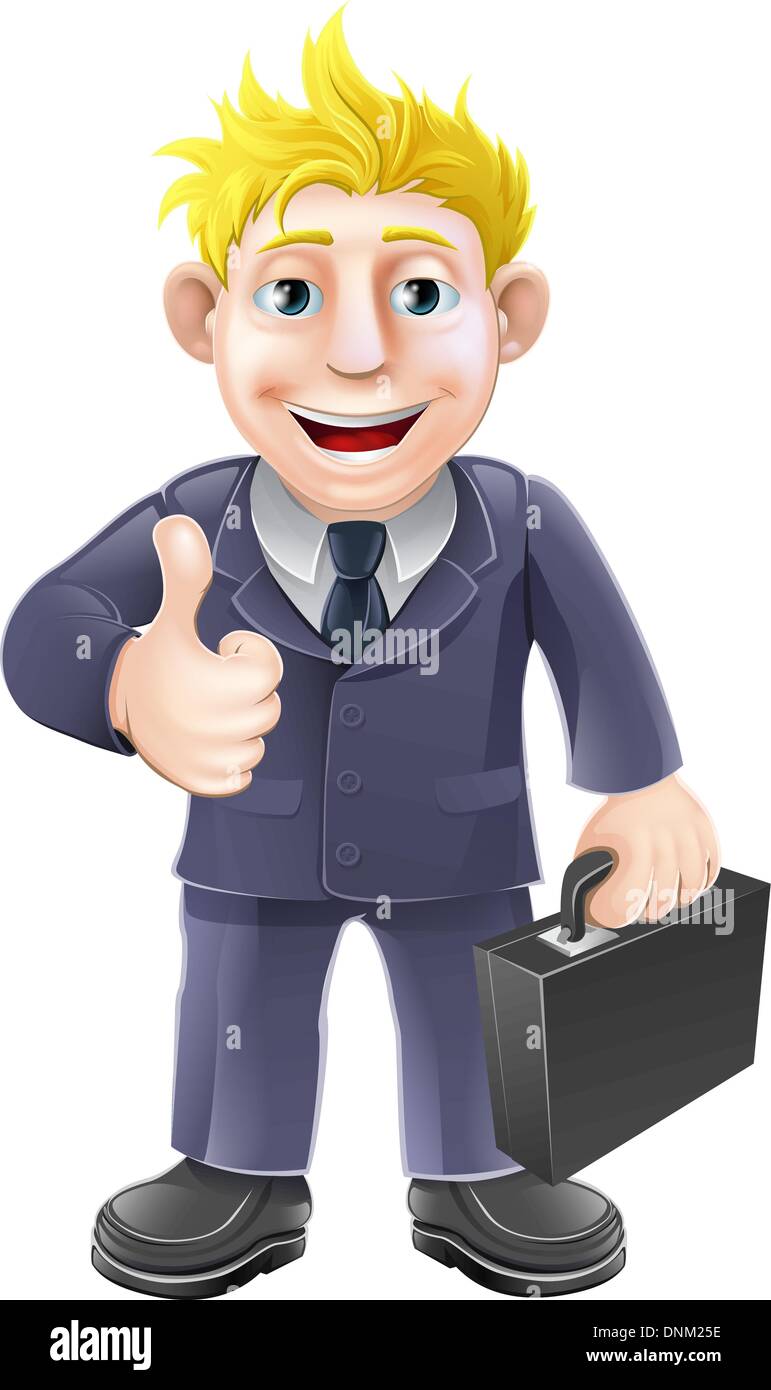 Cartoon illustration politician character giving hi-res stock ...
