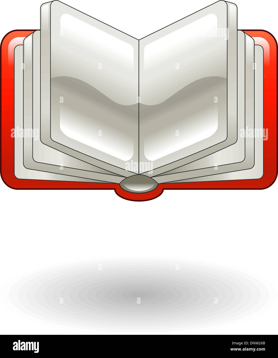 Illustration of an open book Stock Vector Image & Art - Alamy