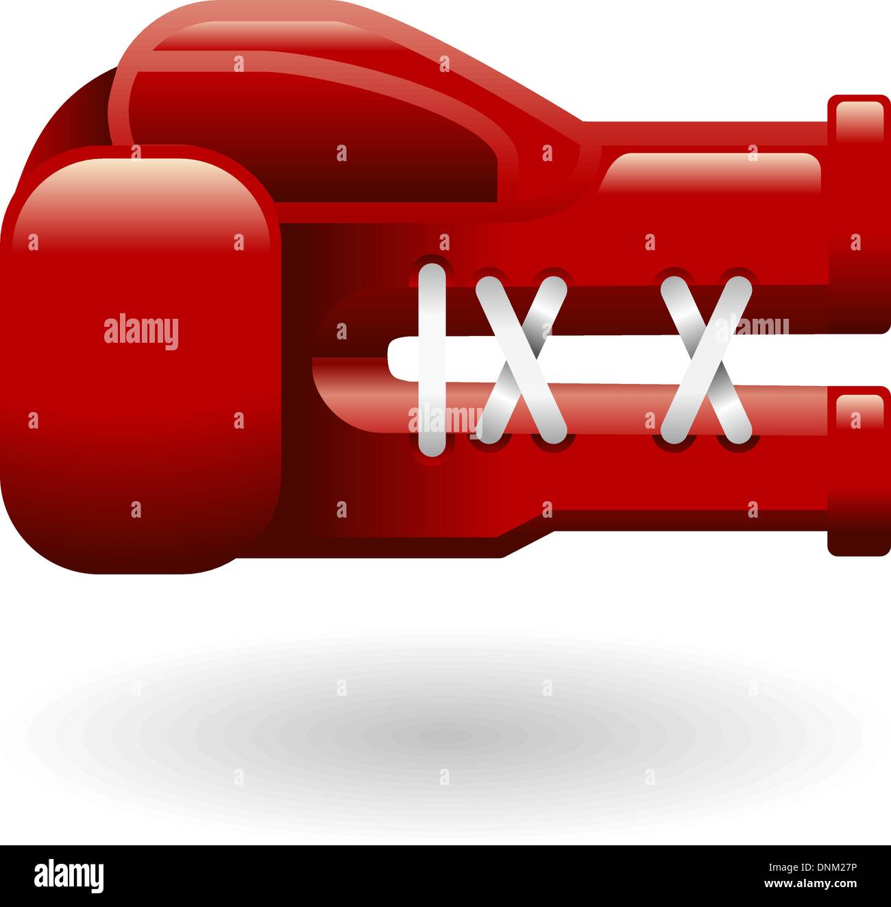 Illustration of red boxing gloves Stock Vector Image & Art - Alamy