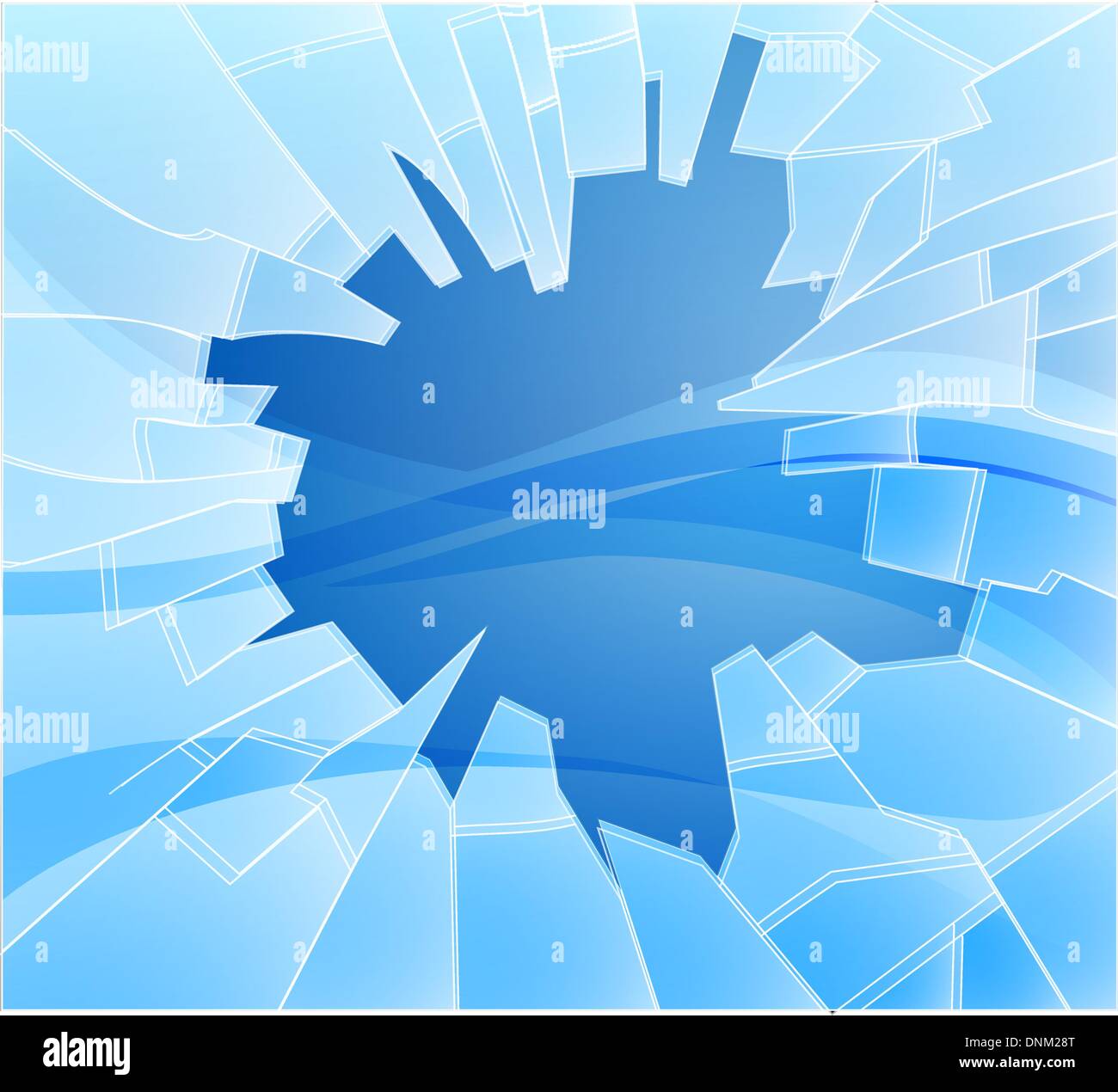 Smashed glass effect Stock Vector Images - Alamy