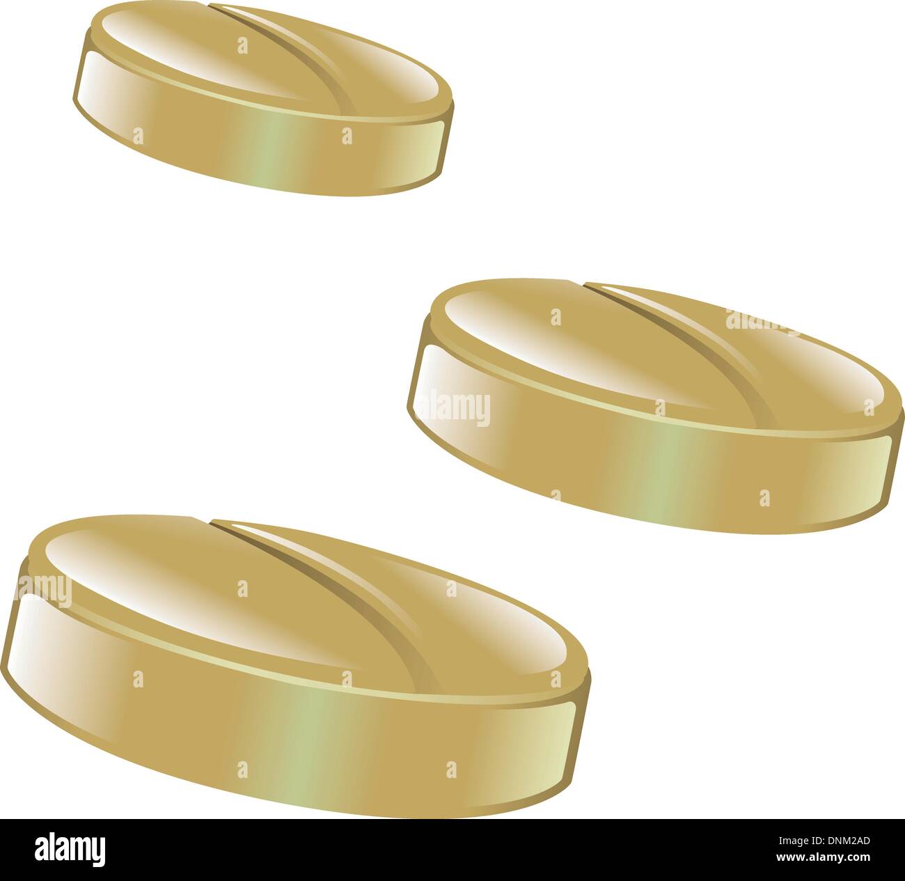 Three Tablets Stock Vector Images - Alamy