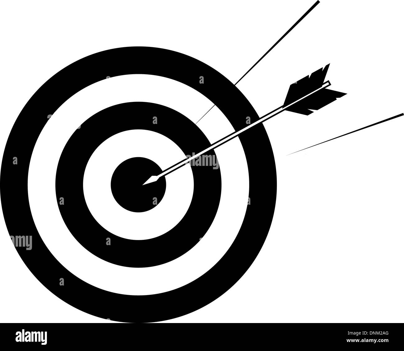 Archery target board Black and White Stock Photos & Images - Alamy