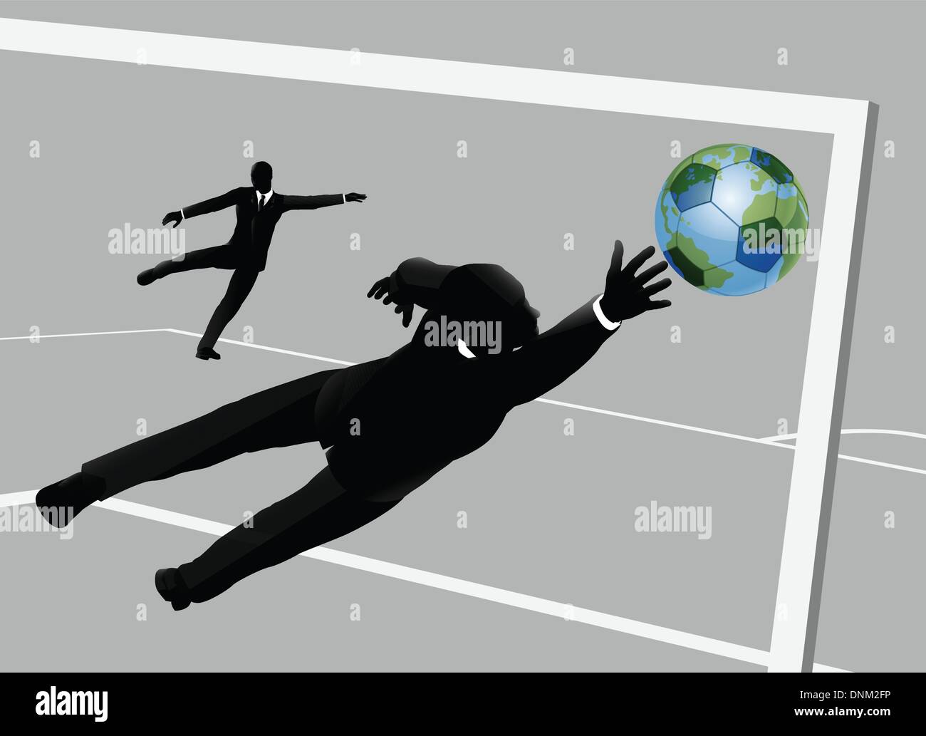 Goal post vector vectors hi-res stock photography and images - Alamy