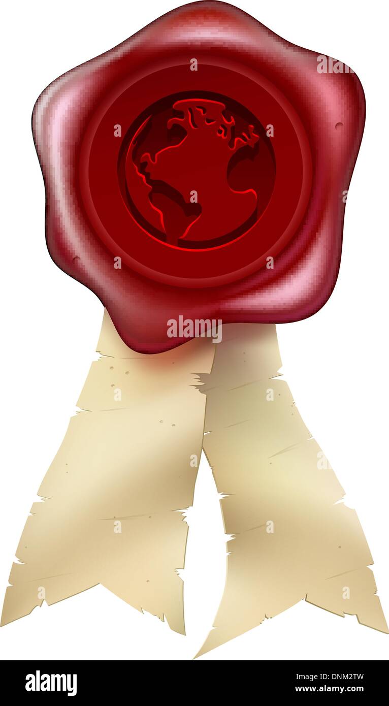 Royal document ribbon Stock Vector Images - Alamy