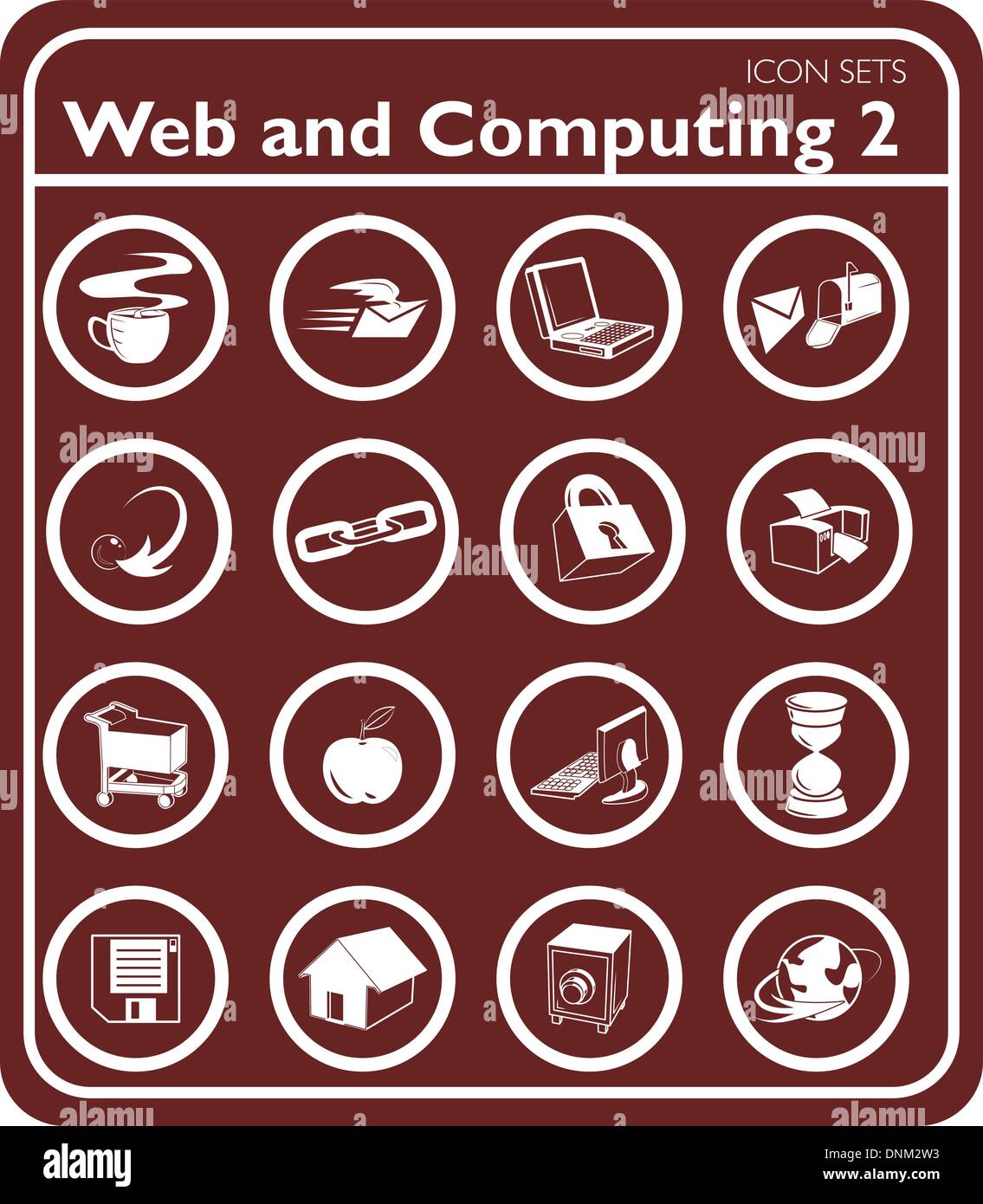 Web and Computing icons Stock Vector Image & Art - Alamy