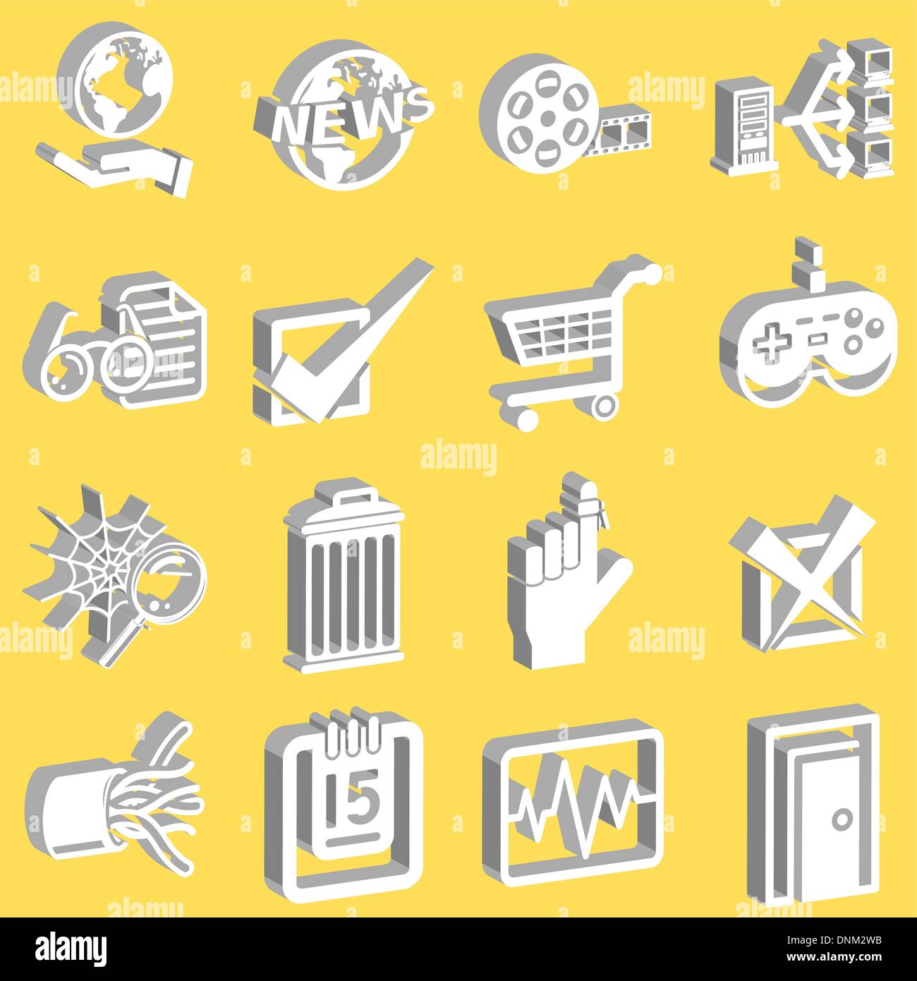 a set of internet web icons Stock Vector Image & Art - Alamy