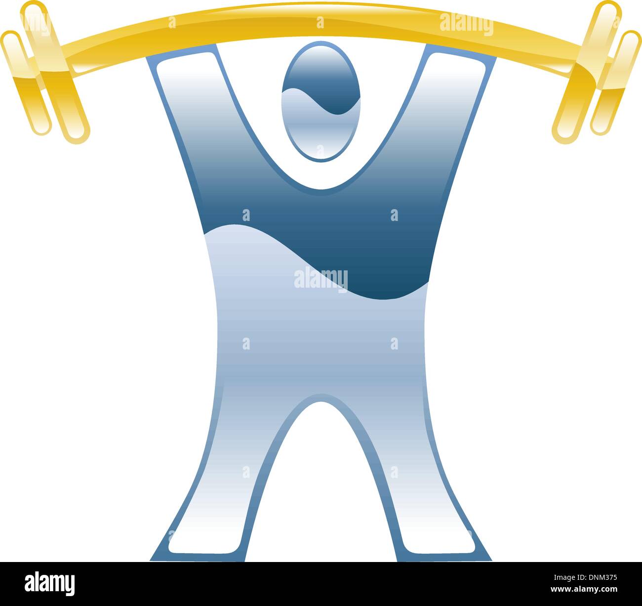 Illustration of a weightlifter Stock Vector Image & Art - Alamy