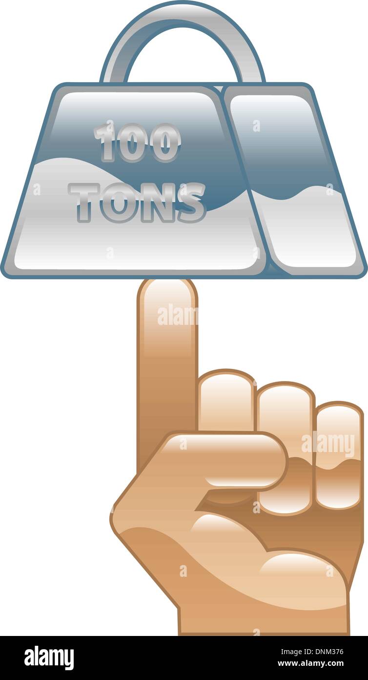 Illustration of a hand lifting weight Stock Vector Image & Art - Alamy