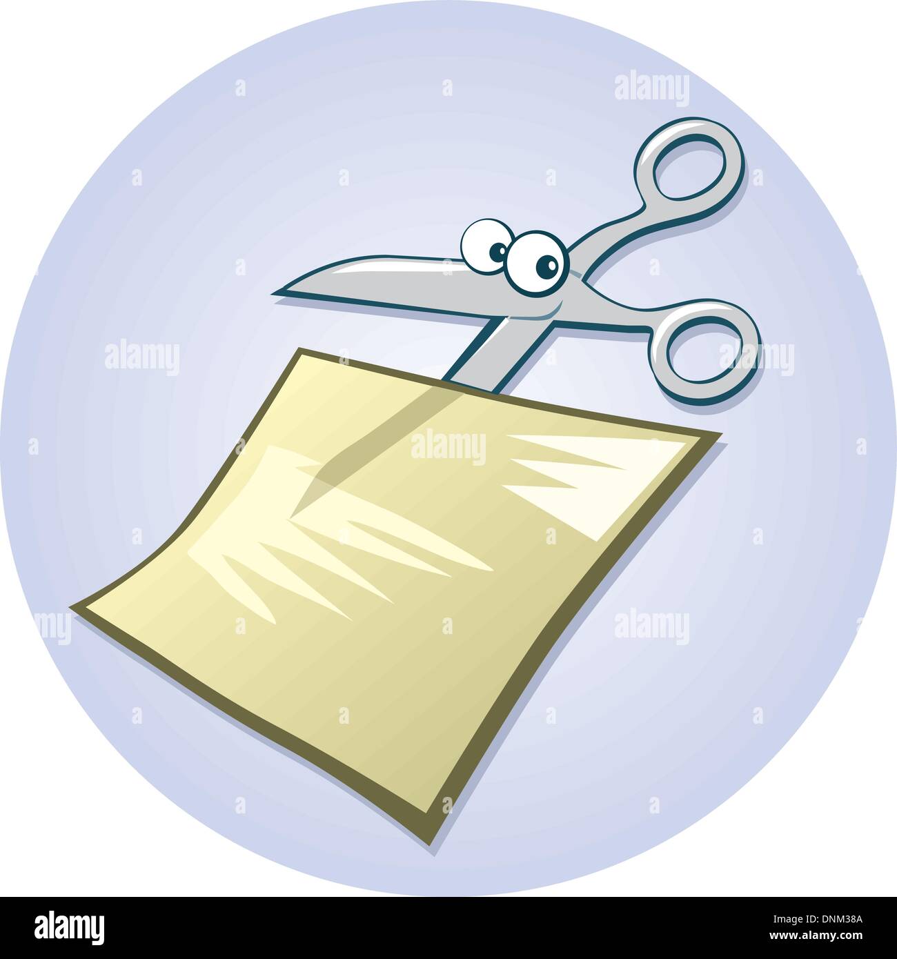Cartoon illustration of funny scissors Stock Vector Image & Art - Alamy