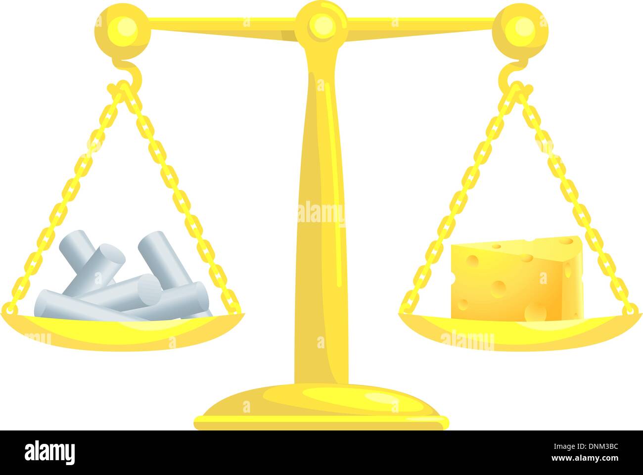 Weighing cheese Stock Vector Images - Alamy