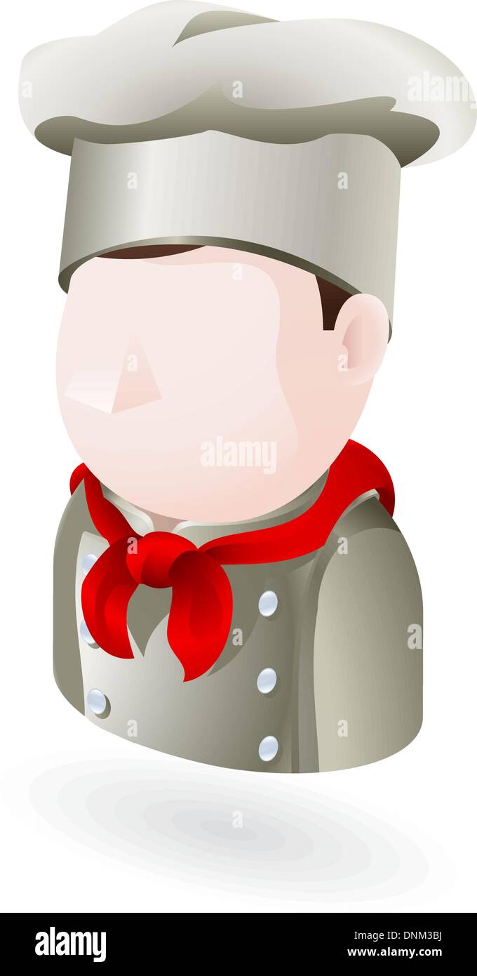 Illustration of a male chef cook character Stock Vector Image & Art - Alamy