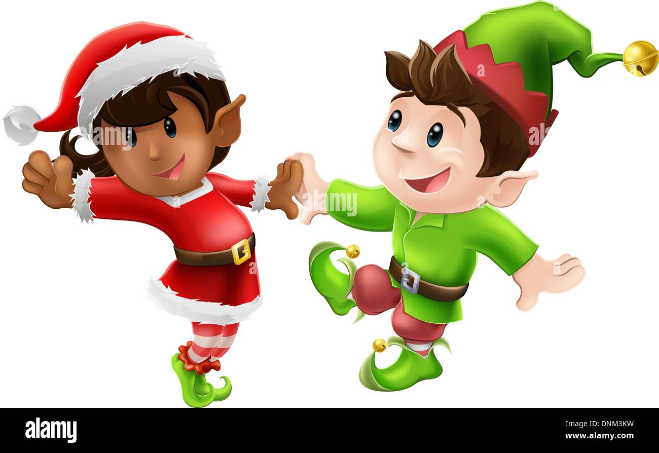 Female santa elves hi-res stock photography and images - Alamy