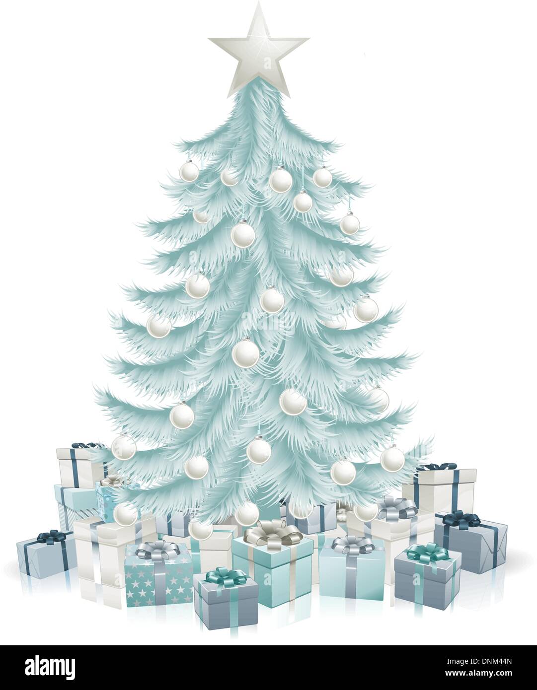 Silver grey tree Stock Vector Images - Alamy