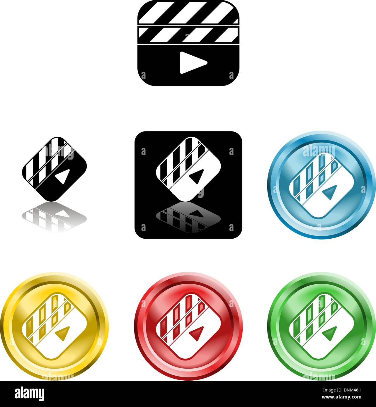 Film versions Stock Vector Images - Alamy