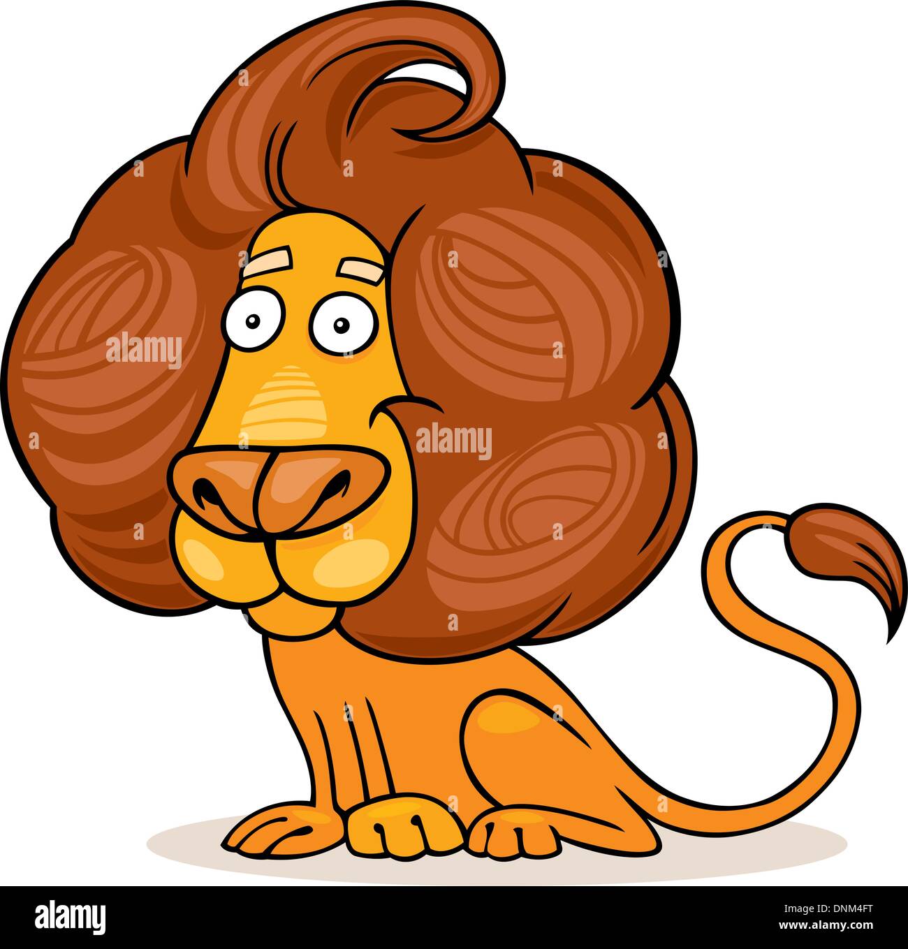 Cartoon illustration of zodiac leo Stock Vector Image & Art - Alamy
