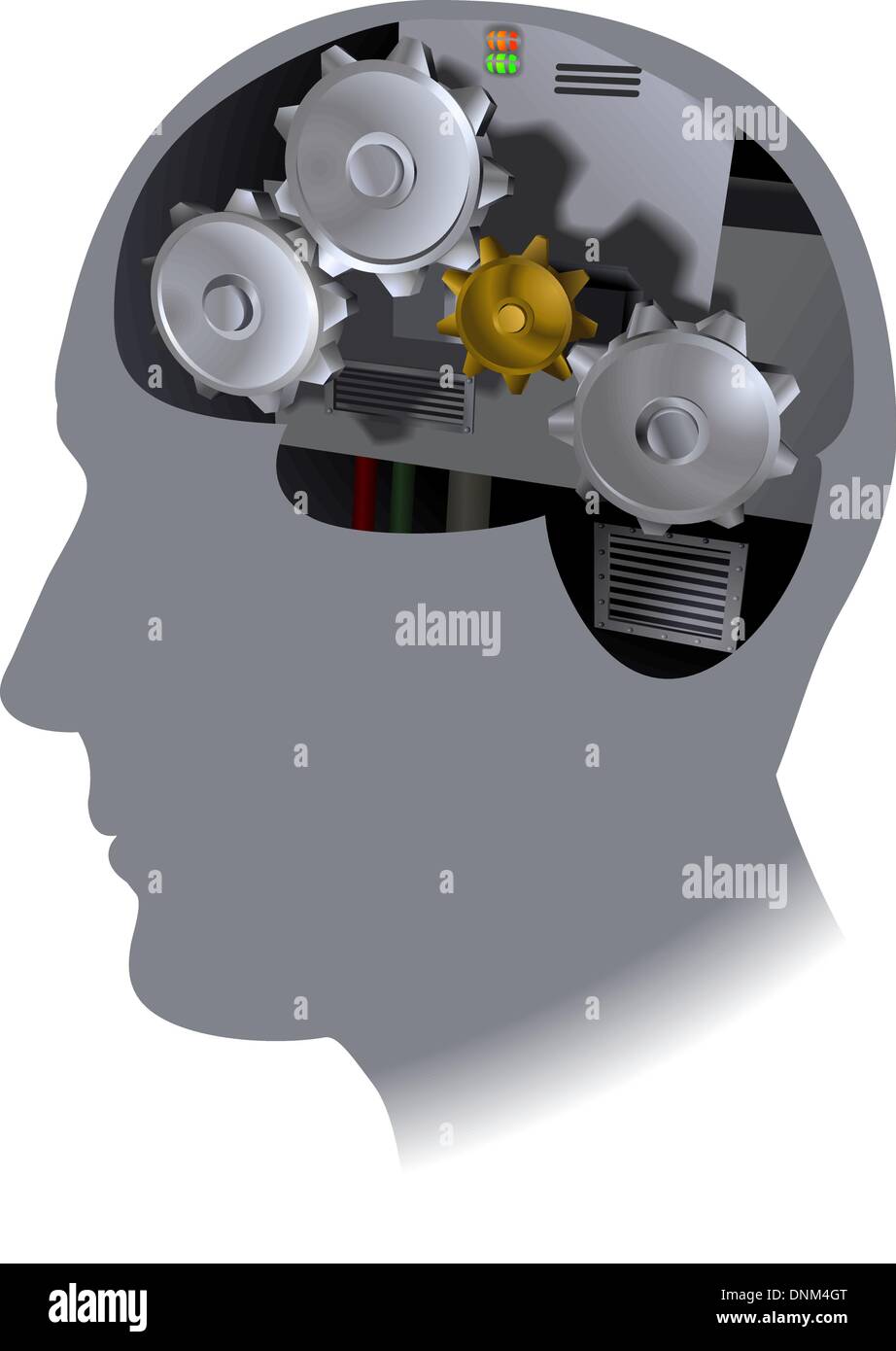 The working of the brain Stock Vector Image & Art - Alamy