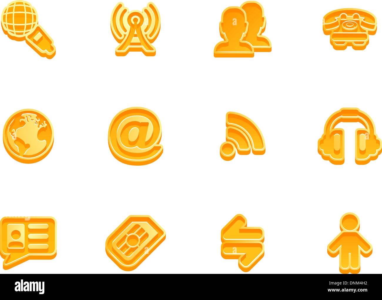 Communication icon Stock Vector Images - Alamy