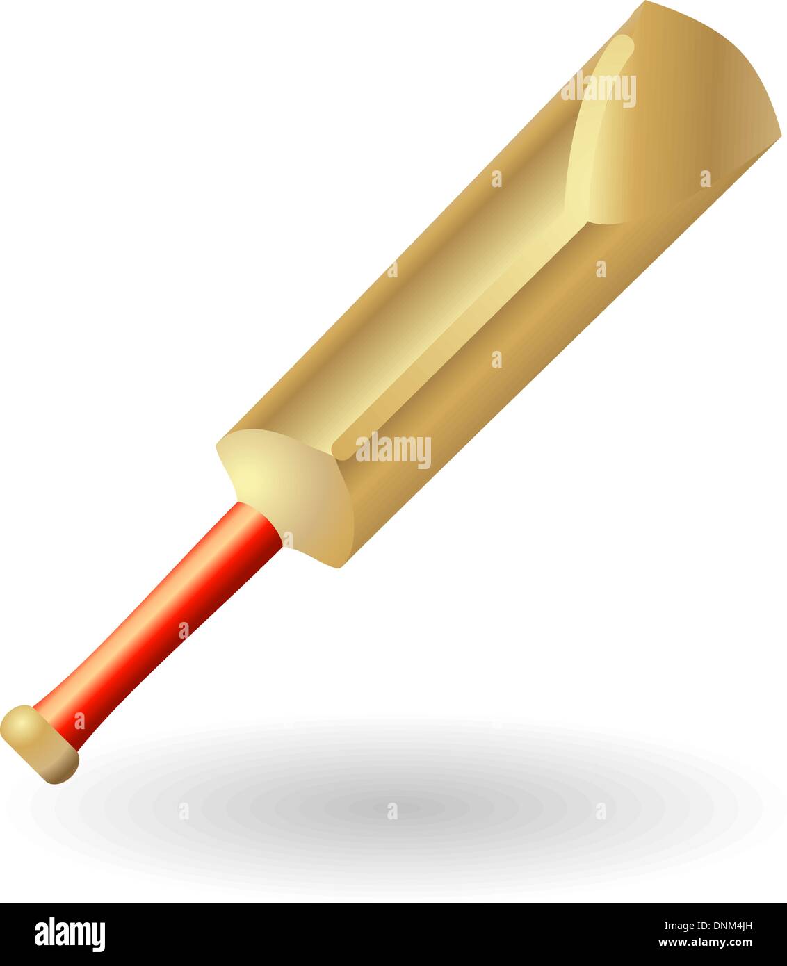 Cricket bat isolated vector vectors hi-res stock photography and images ...