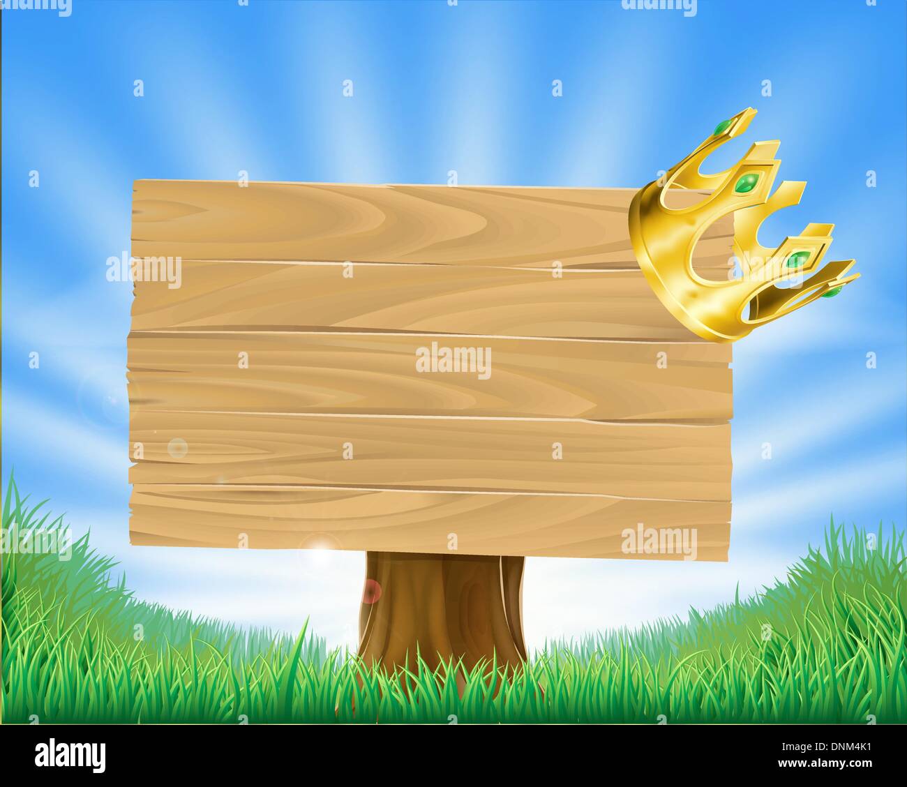 Tree in field sign Stock Vector Images - Alamy