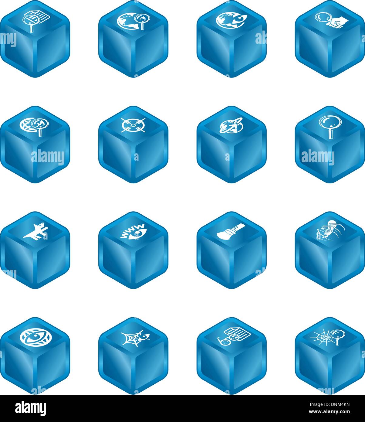 Web Search Icons Series Set. A series of web search icons set Stock ...